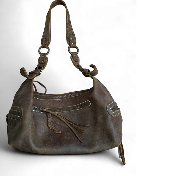 Roots | Bags | Roots Brown Leather Vintage Tribe Shoulder Bag | Poshmark